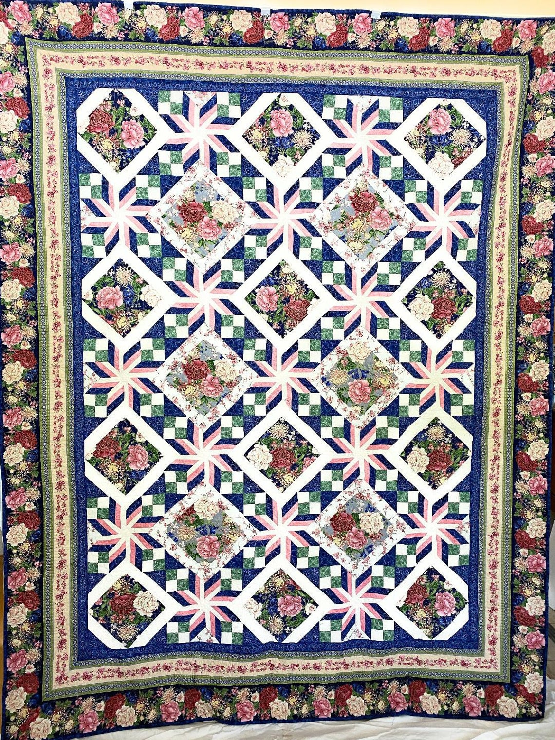 Handmade and Custom Quilted Quilt - Etsy