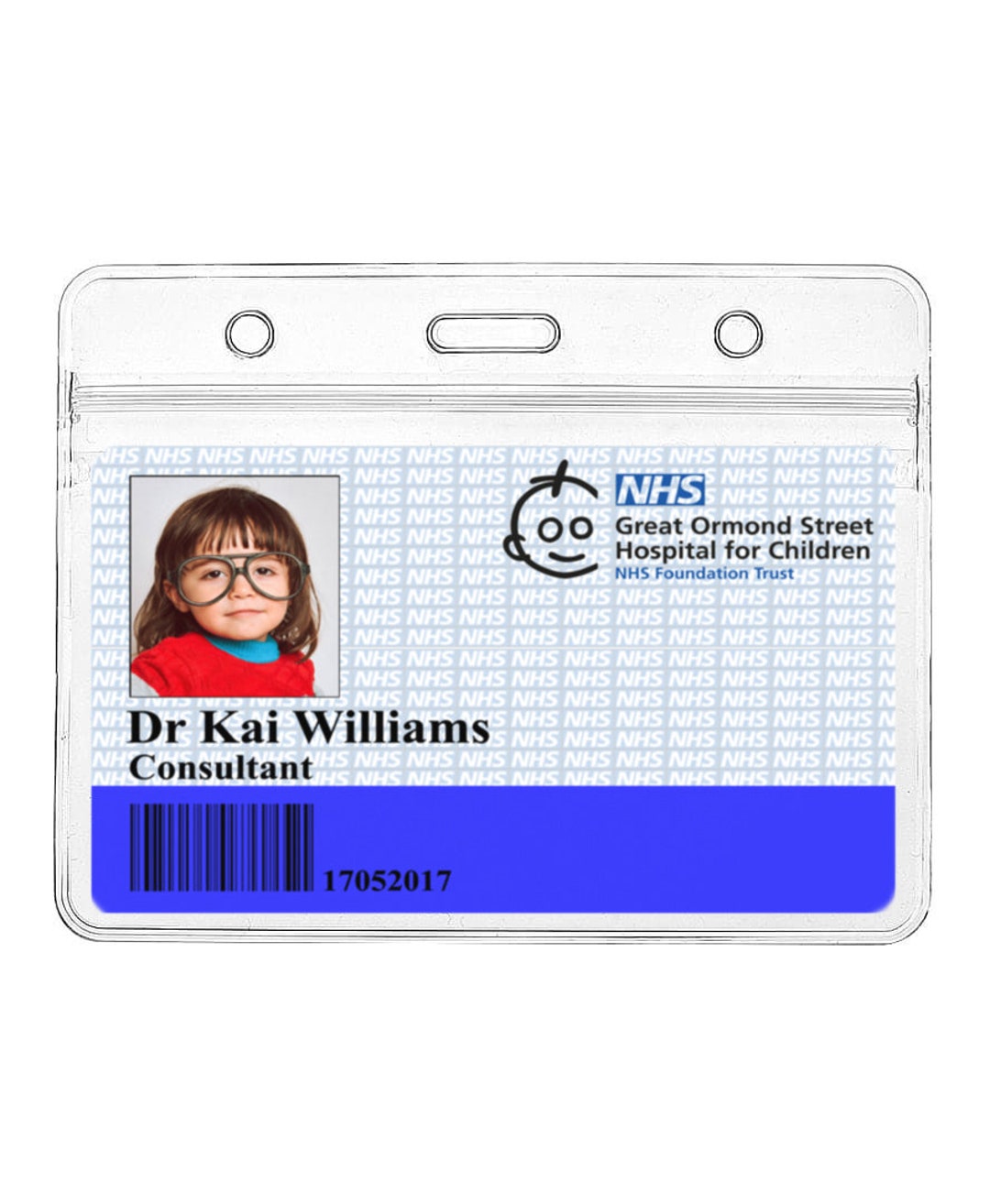 NHS Card Childrens Fun and Games ID Card Great Ormond Street Hospital ...