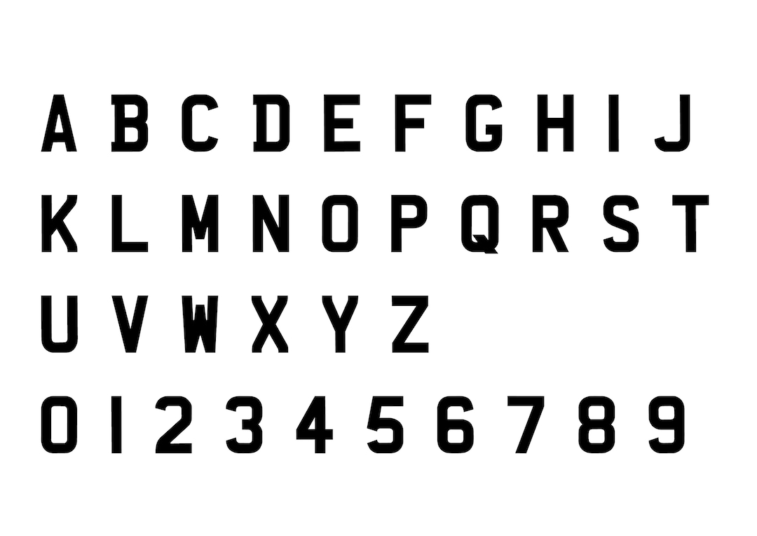 UK Vehicle License Plate Font - PNG File Download - Etsy