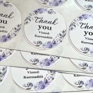 Personalised Sticker Sheets / Social Media Username Stickers / Custom ...