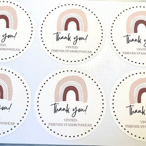 Personalised Sticker Sheets / Social Media Username Stickers / Custom ...