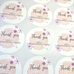 Personalised Sticker Sheets / Social Media Username Stickers / Custom ...