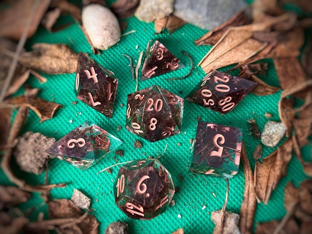 STRIGA DICE | Witch Handmade Resin Set Made in Italy for Tabletop Gamer ...