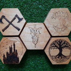 ELDRITCH POISON Dice Handmade Resin 7 Dice Set With Box for Call of ...