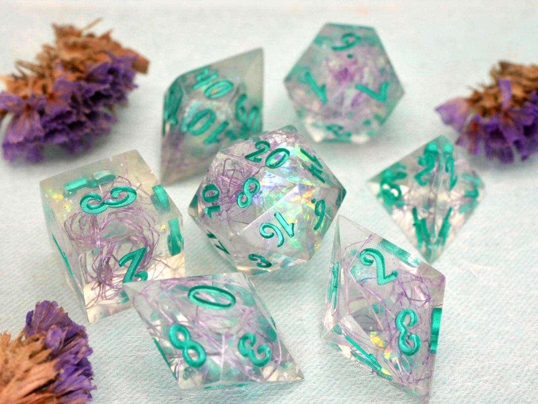 FEYWILD Dice Set: Handmade Resin Dice for Dungeons and Dragons - Made ...