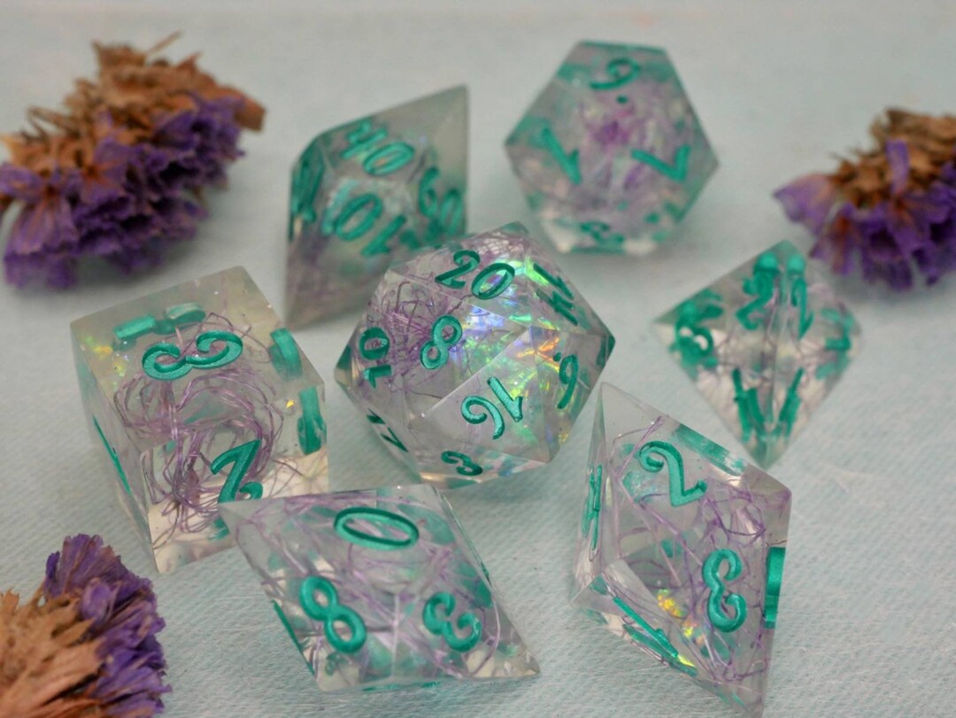 FEYWILD DICE | Fey Handmade Resin Set Made in Italy for Tabletop Gamer ...