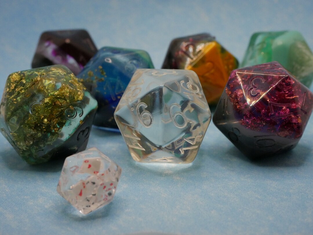 CHONK ! Gift Idea: Big Oversize Jumbo Resin D20 Die for Dnd, Dungeons ...