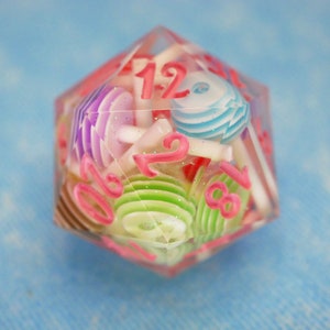 LOLLIPOP DICE | Candy Resin Handmade Set Made in Italy for Tabletop ...