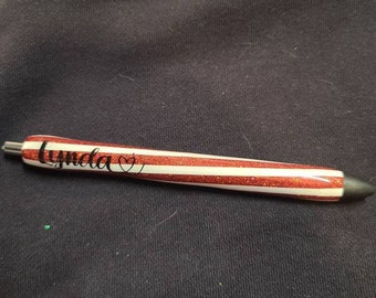 Candy Cane Pen - Etsy