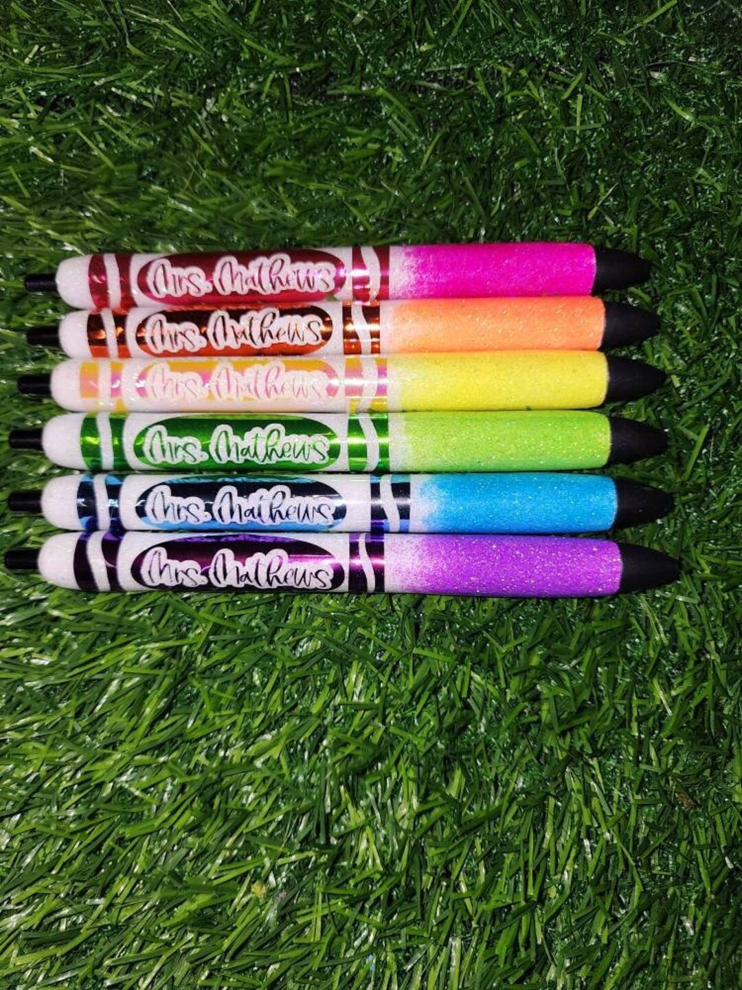 Glitter Marker Style Pen Set - Etsy