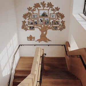 Family Pictures Tree Family Photos Collage Wooden Family - Etsy