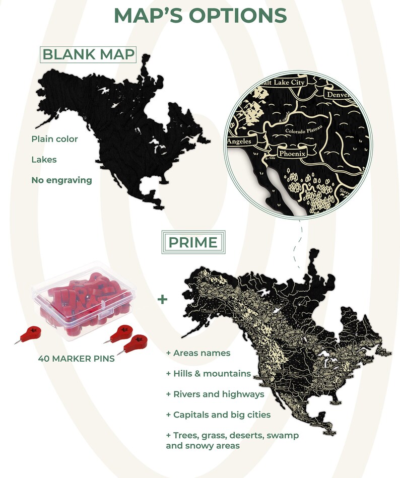 Handcrafted Wooden Wall Map of the World Wall Art for Office - Etsy