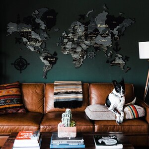 Extra Large Wall Map, 3D World Wall Map, Large 3D Map of the World, XXL ...