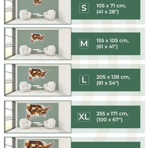 Remote Rgb Led Map of USA 3D Map of United States With Led - Etsy