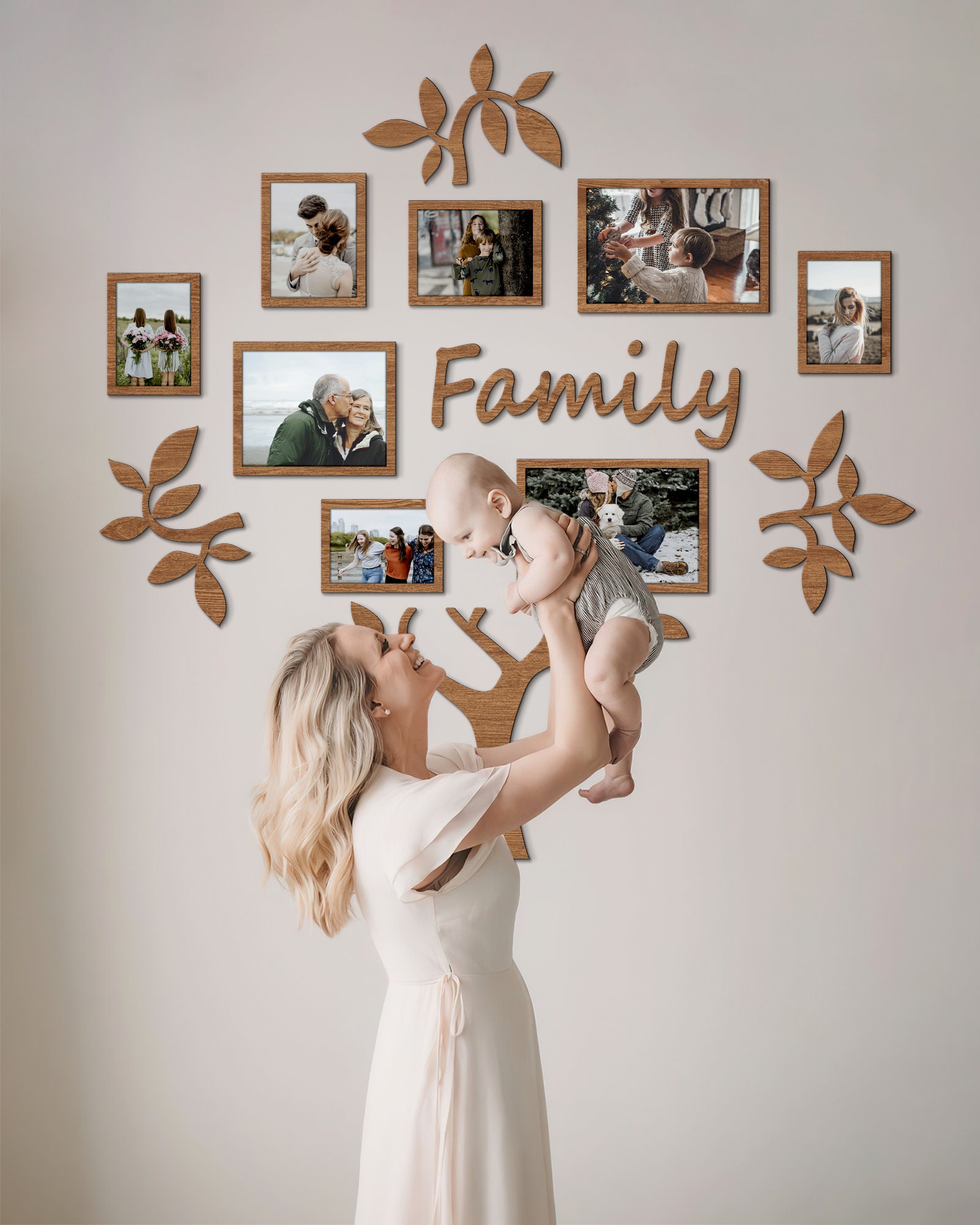 Wall Photo Family Collage Ideas