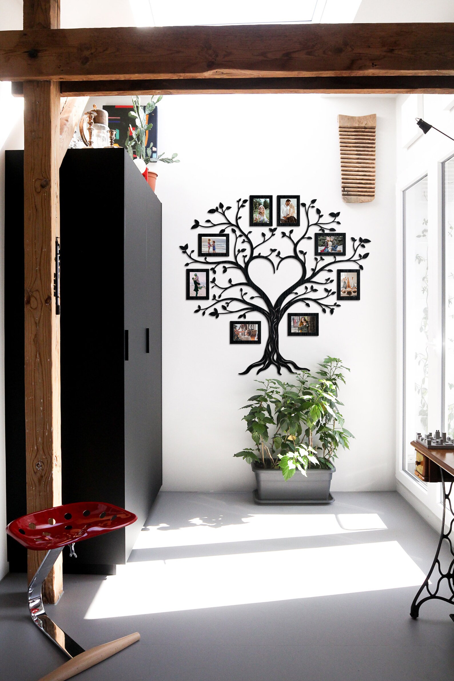 Family Tree Photo Collage Personalized Family Tree of Life | Etsy