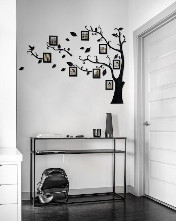 Black Family Tree Collages Family Tree Wall Décor With Frames