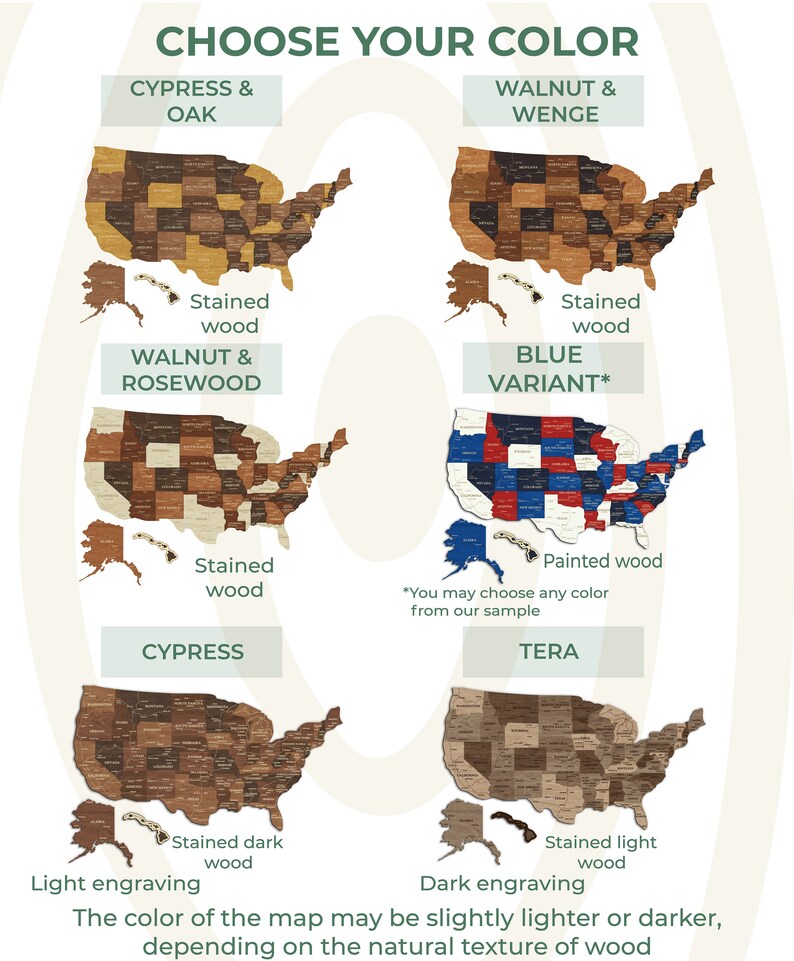 Large Push Pin Map of United States Wooden 3D USA Map With - Etsy