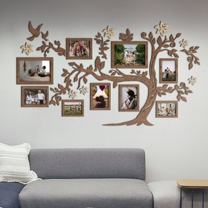 Custom Photo Frames Tree of Life, Personalized Family Tree Collage ...