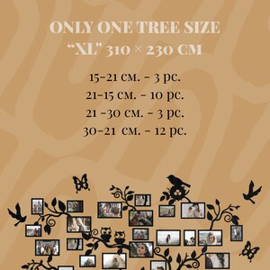 Extra Large Family Photos Frames Collage, Customizable Wooden Wall Art ...