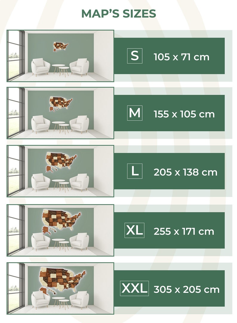 3D LED Map of United States Rgb Led Backlit US Map Wooden - Etsy