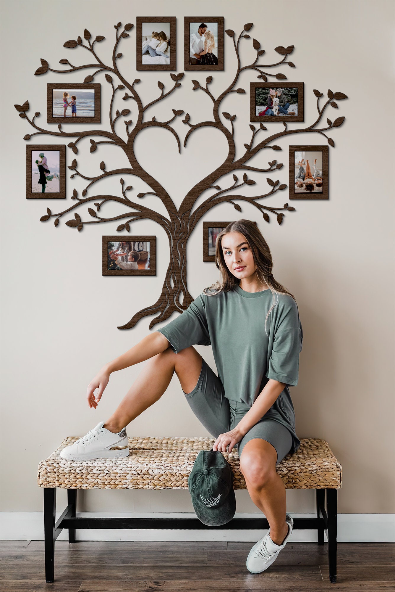 Family Tree Photo Collage Personalized Family Tree of Life | Etsy