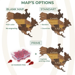 3D Map of the World, Vintage Map Wall Art, 3D Map to Pin Trips, Rustic ...