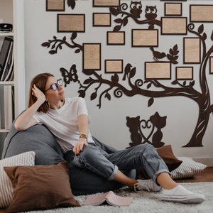 Extra Large Family Photos Frames Collage Customizable Wooden | Etsy