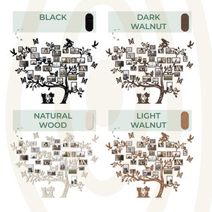 Extra Large Family Photos Frames Collage, Customizable Wooden Wall Art ...