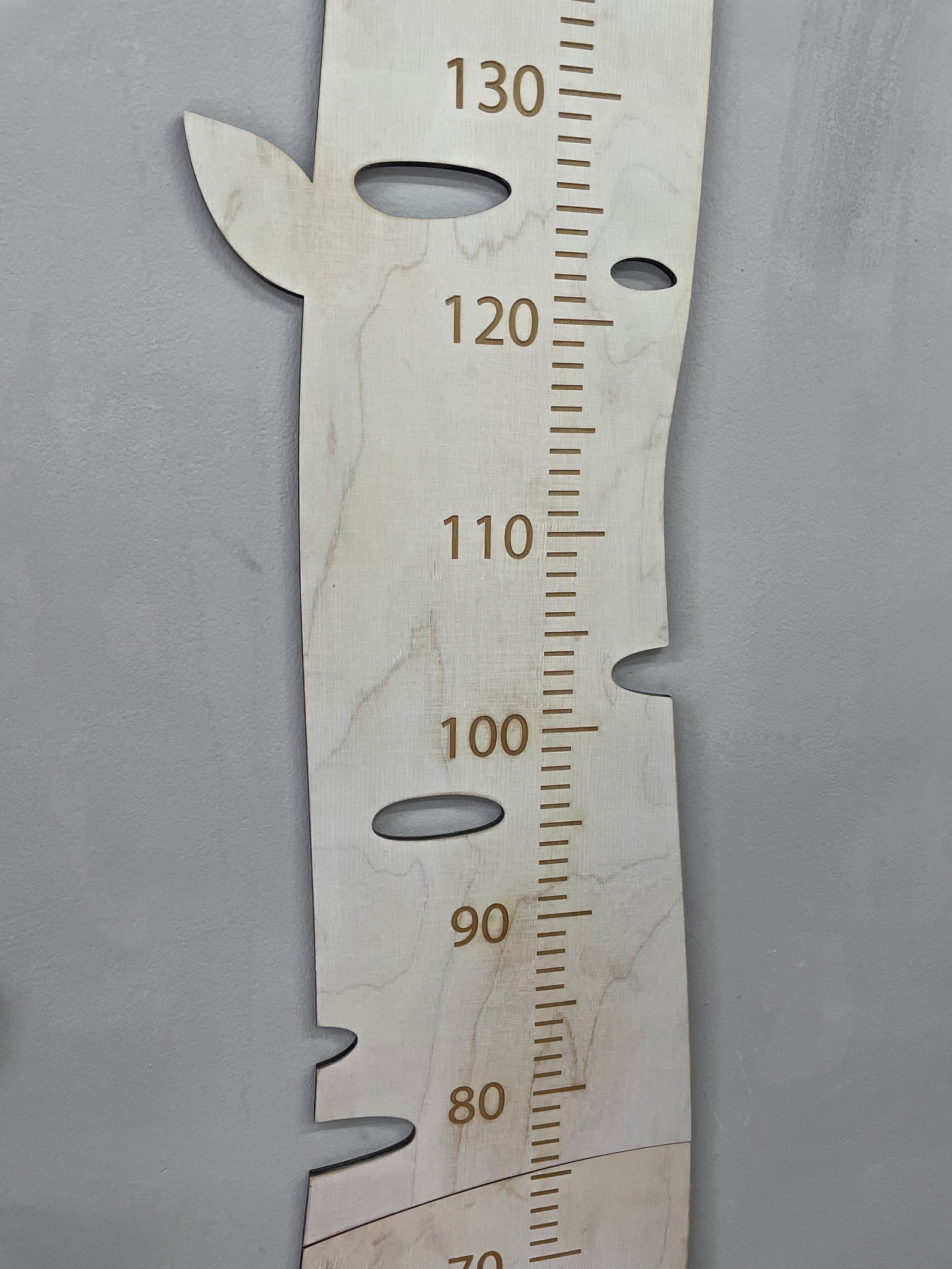 Birch Tree Growth Ruler Nursery Wall Art Light Wooden Height - Etsy