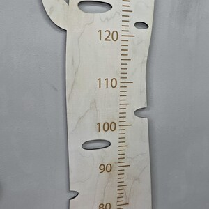 Birch Tree Growth Ruler, Nursery Wall Art, Light Wooden Height Chart ...