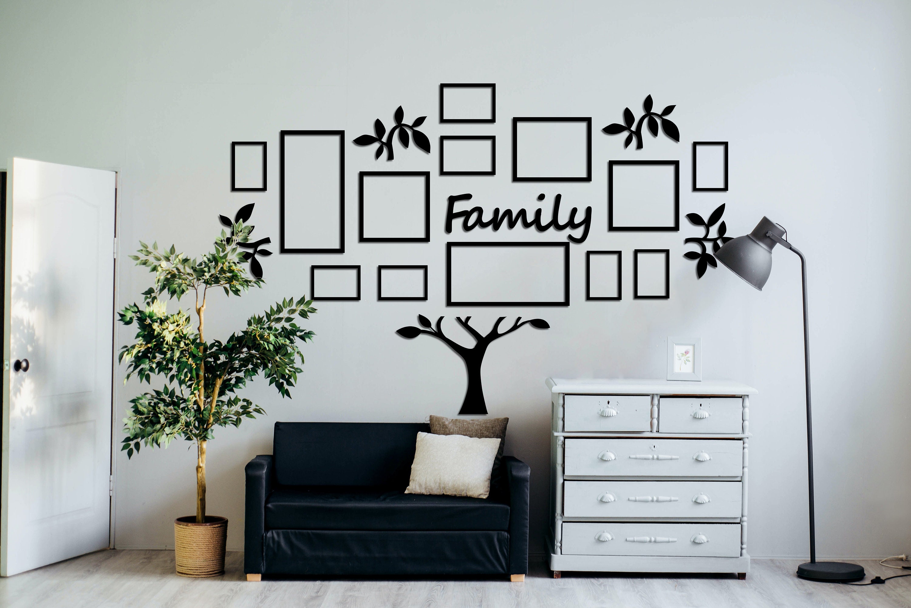 Family Tree Wall Art Photo Collage Family Tree Charts Family - Etsy ...