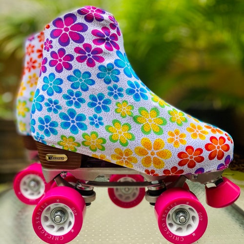 Roller Skate Boot Covers Bright Start UV Glow - Etsy