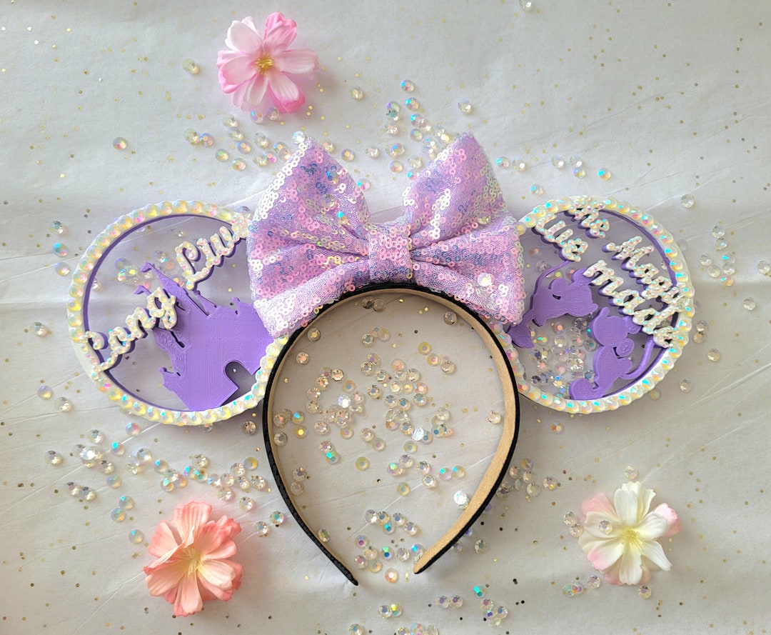 Long Live Magic Ears, Swift Inspired 3D Printed Rhinestone Mouse Ears ...