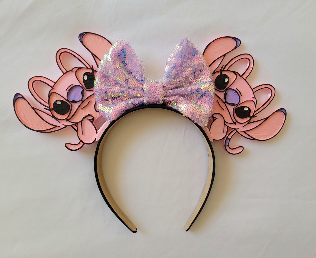 Angel Stitch Ears, 3D Printed Mouse Ears - Etsy