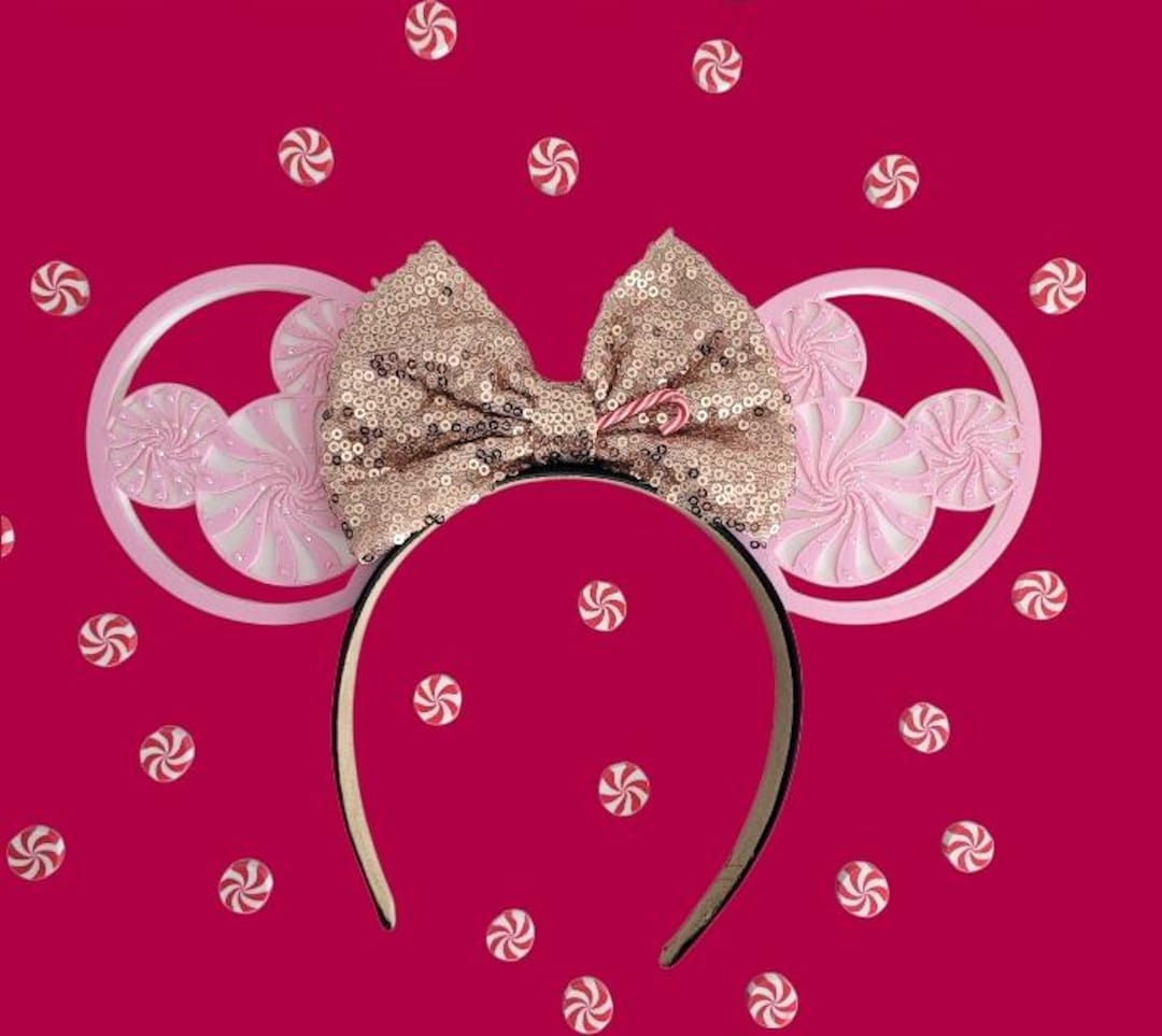 Pretty Pink Peppermint Ears, 3D Printed Christmas Candy Mint Holiday ...