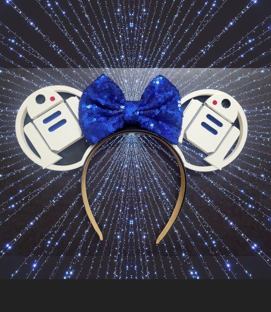 R2 D2 Robot Ears, 3D Printed Galaxys Edge Mouse Ears - Etsy