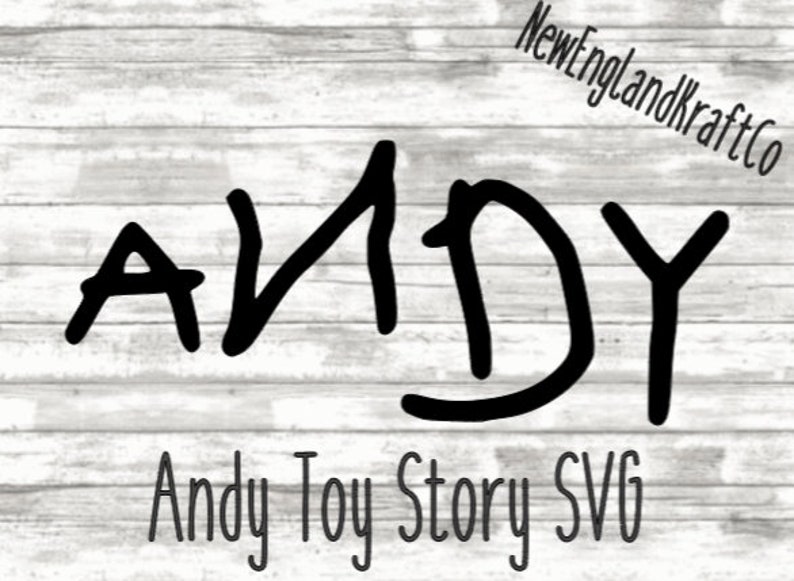 Andy SVG Toy Story SVG - Etsy