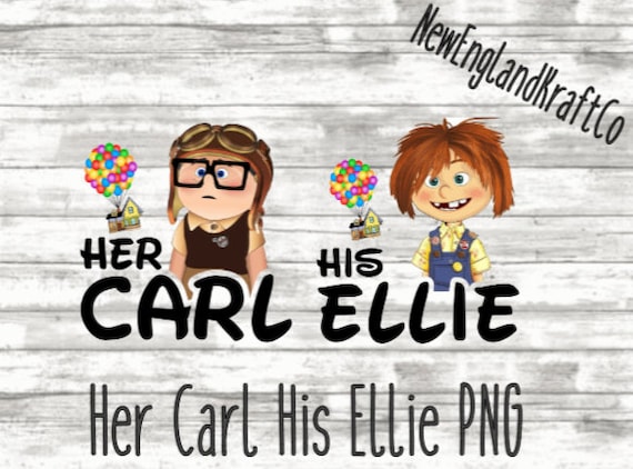 Ellie & Carl PNG UP PNG His Ellie Her Carl Png | Etsy