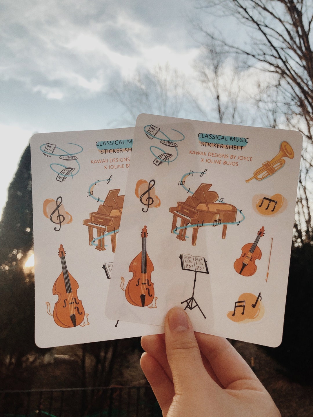 Classical Music Sticker Sheet Collab W/ jolinebujos - Etsy