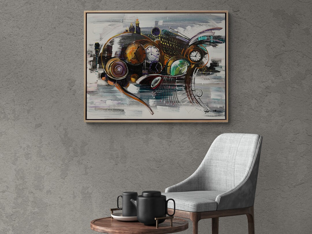 Echoes of the Hours Composition movement Expression Visual Abstraction Harmony Sound Oil ...