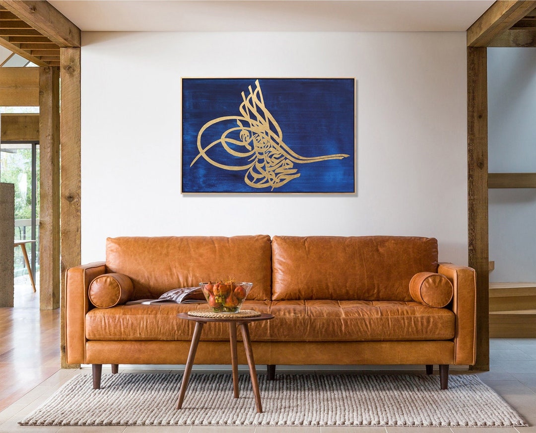 Original Calligraphy Art Tughra of Sultan Mahmud II. Calligraphy Art on ...