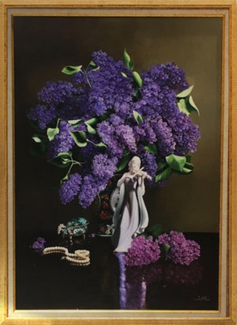 Girl Playing Violin Oil Painting Canvas Violin Wall Art Music Wall Art ...