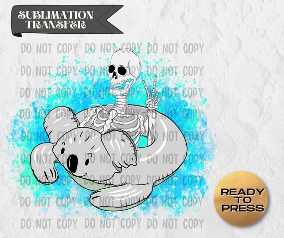 Sublimation Transfer Skellie Koala Float | Etsy