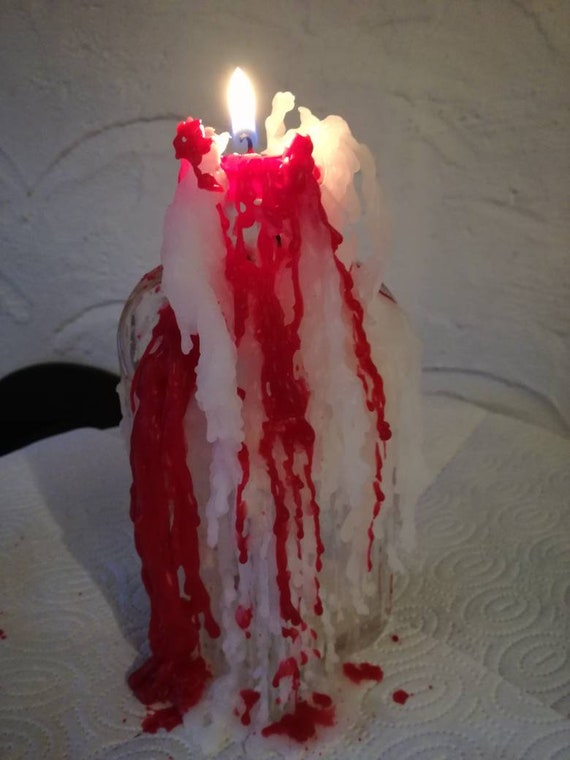 White Dripping Candle