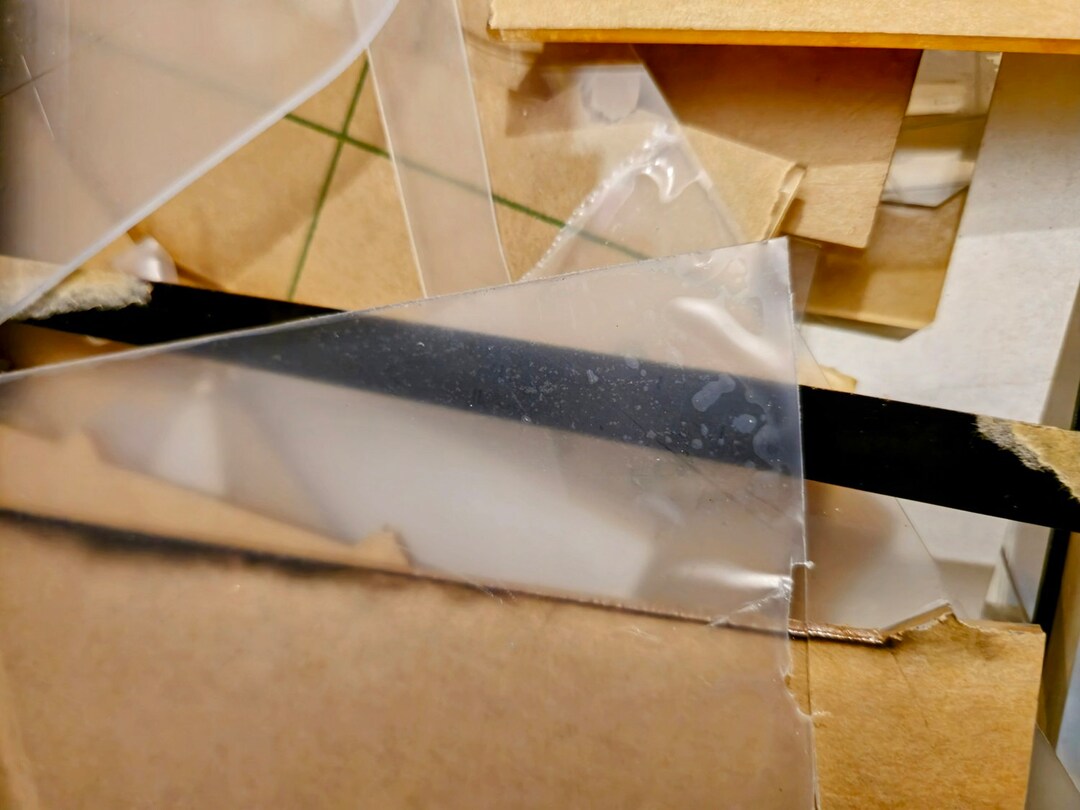 1 LB Box of Laser Cut Cast Acrylic Plastic Scraps, Leftovers and ...