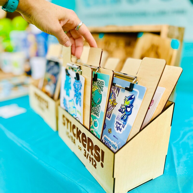 Sticker Display Svg - Etsy