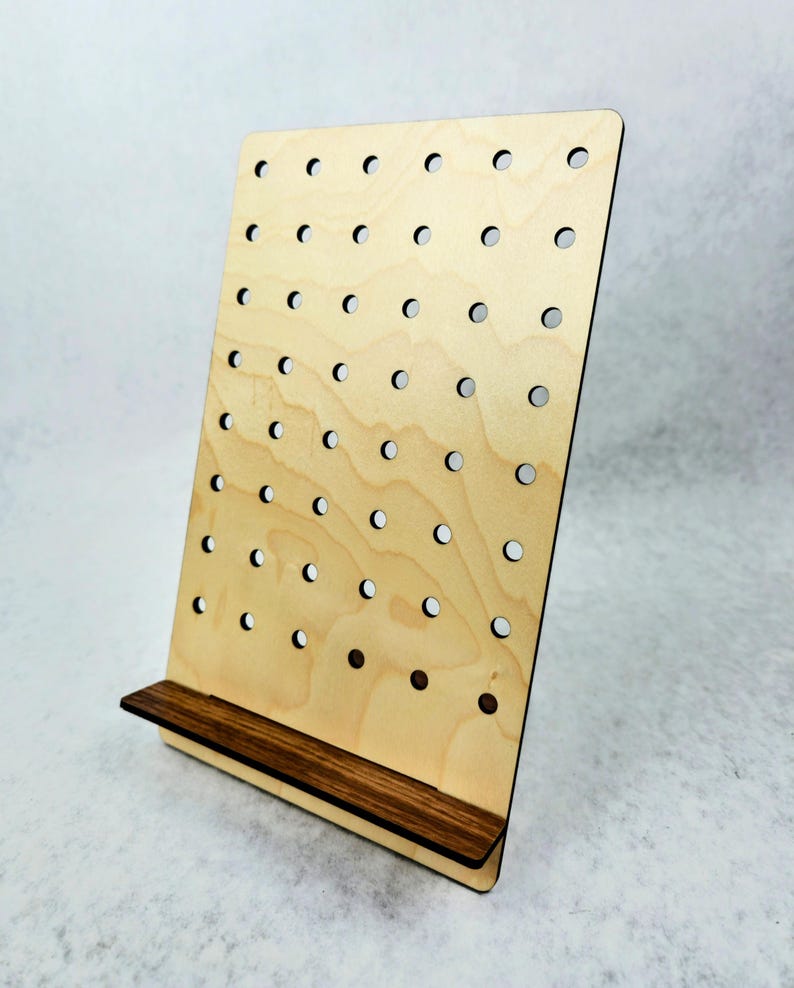 Standard Pegboard Grid Pattern Template for CNC, Laser, DIY Projects ...
