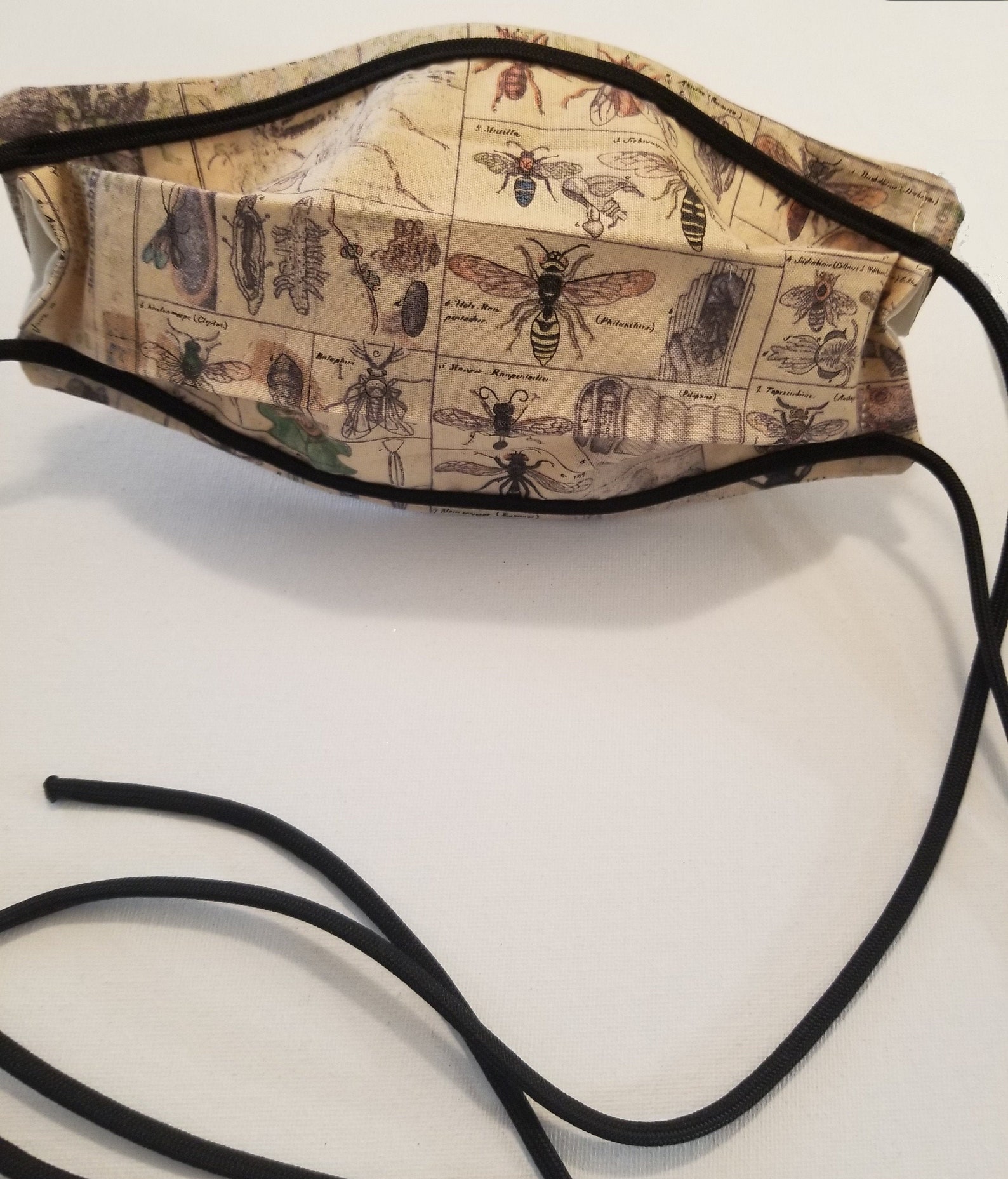 Bug face masks Biology Bettles Insect Bees Flies | Etsy