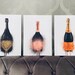 Champagne Splatter Print Set: Home Bar Kitchen Wall Art - Etsy UK